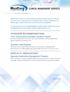 Clinical Services - MaxCare RX